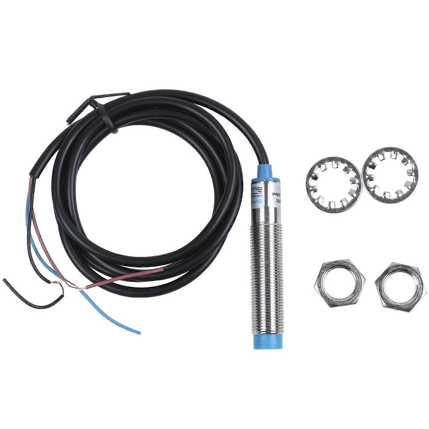 DC 6-36V PNP NO 3-wire 4mm Cylindrical Inductive Proximity Sensor Approach Switch LJ12A3-4-Z/BY ...