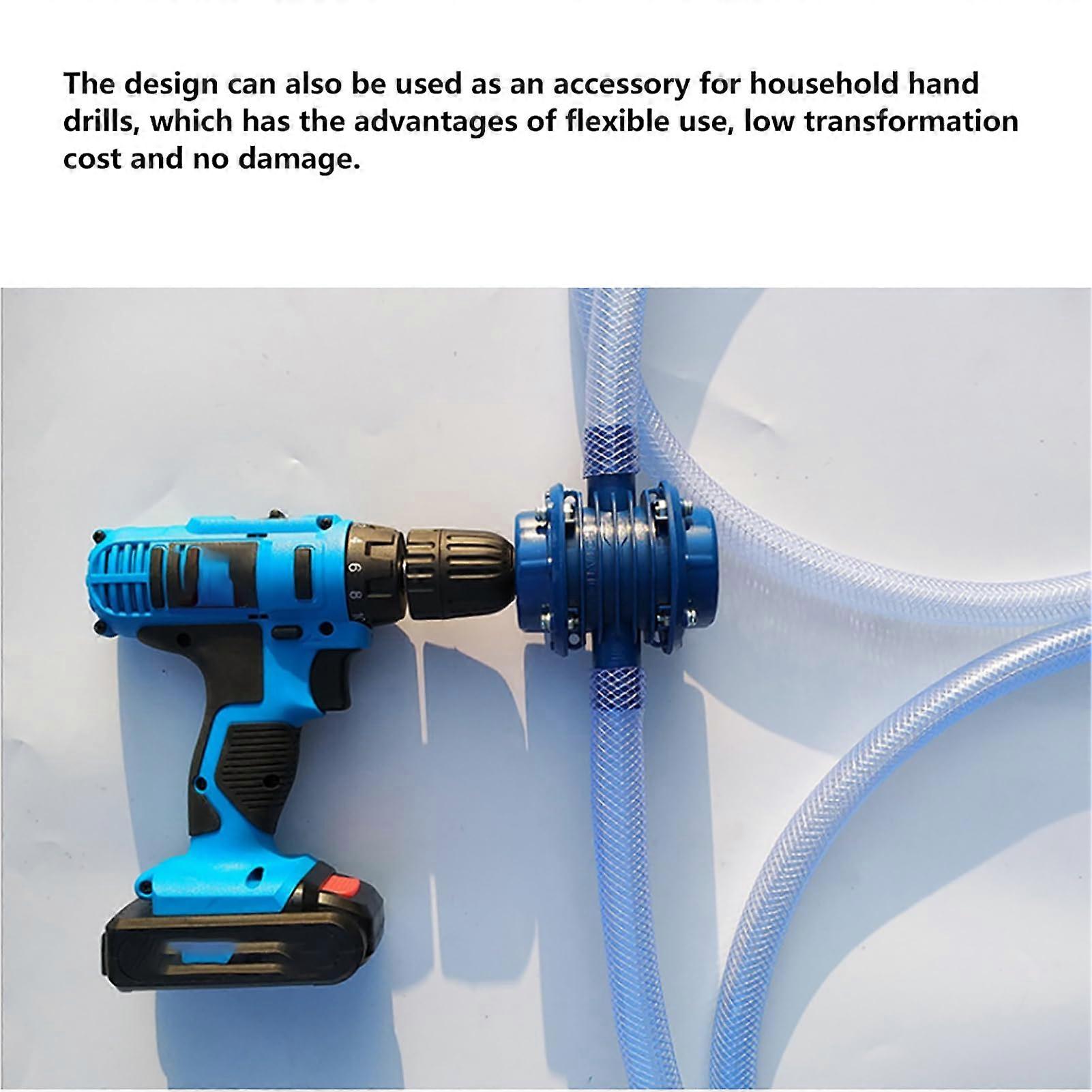 Hand Drill Pump, Mini Hand Self-Priming Powered Pump, Portable Hand ...