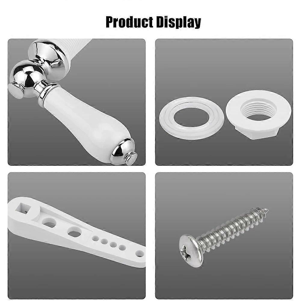 1pc WC Cistern Handle Standard Flush Tank Cistern Metal Lever- Chrome ...