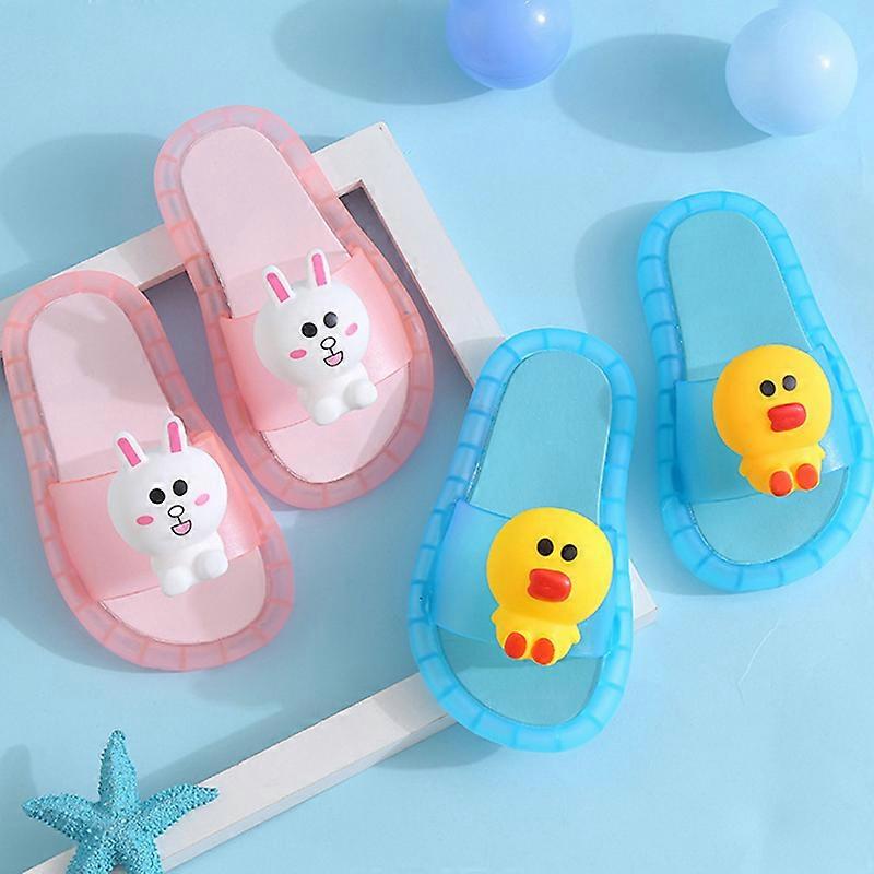 nya mode tofflor tecknad LED flip flops söta skor halkfria barn skor ...