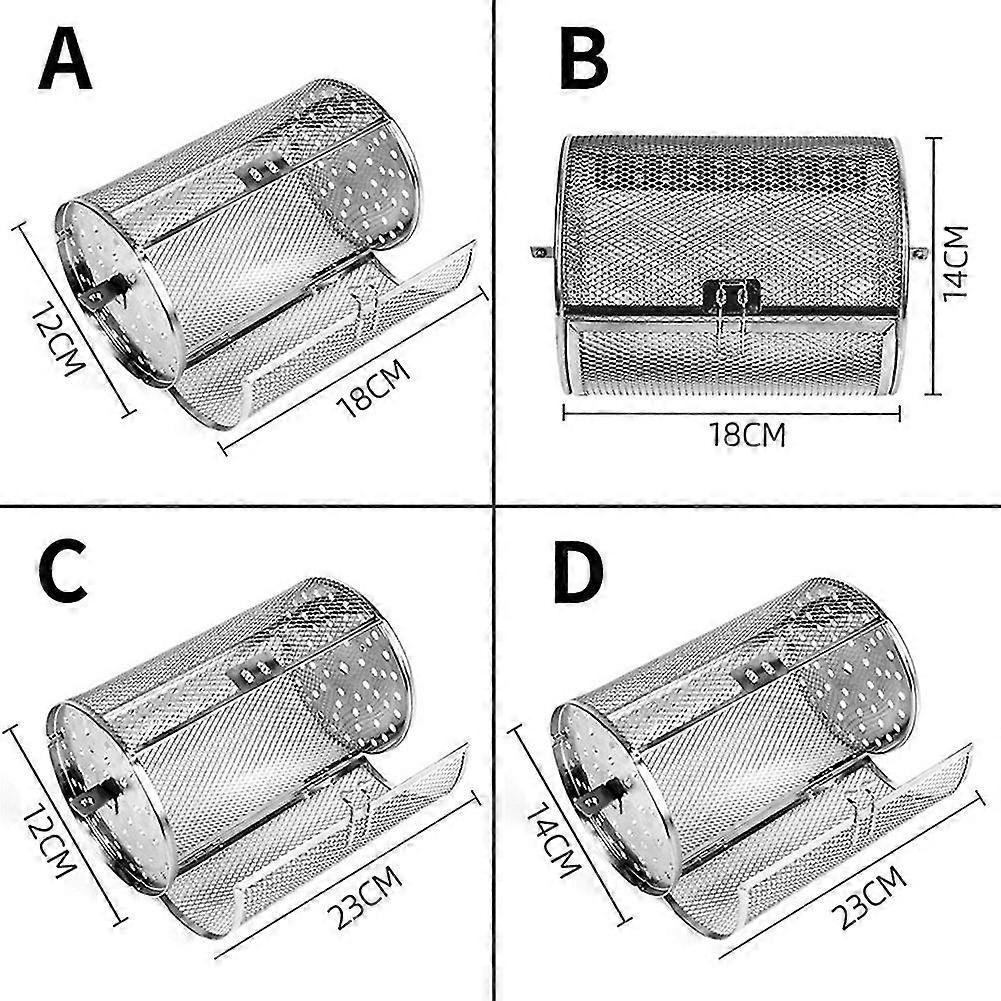 Rotisserie Roasting Oven Basket Stainless Steel Grilling Roaster Drums ...