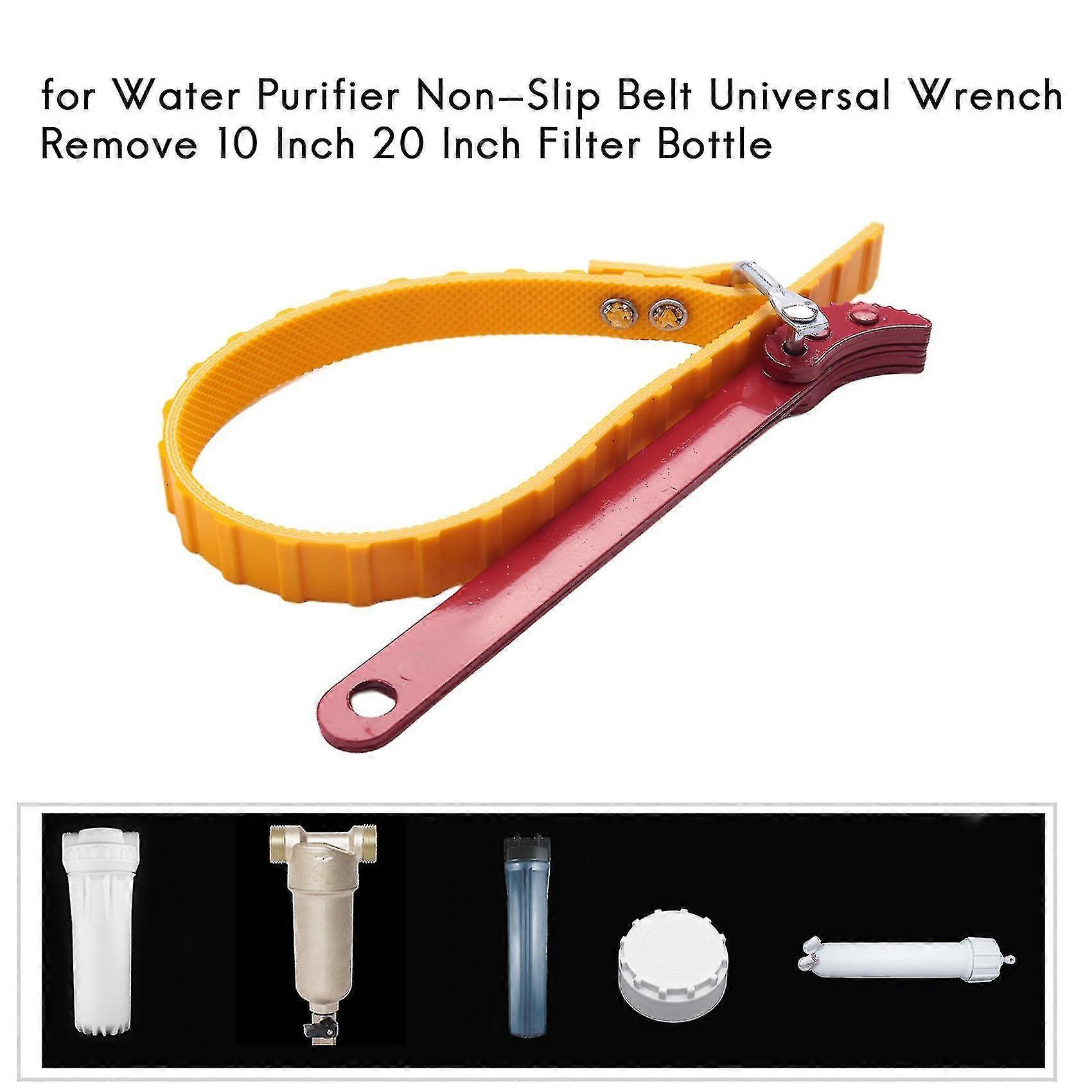 Universal Filter Bottle Wrench for Water Purifier Non-Slip Belt ...