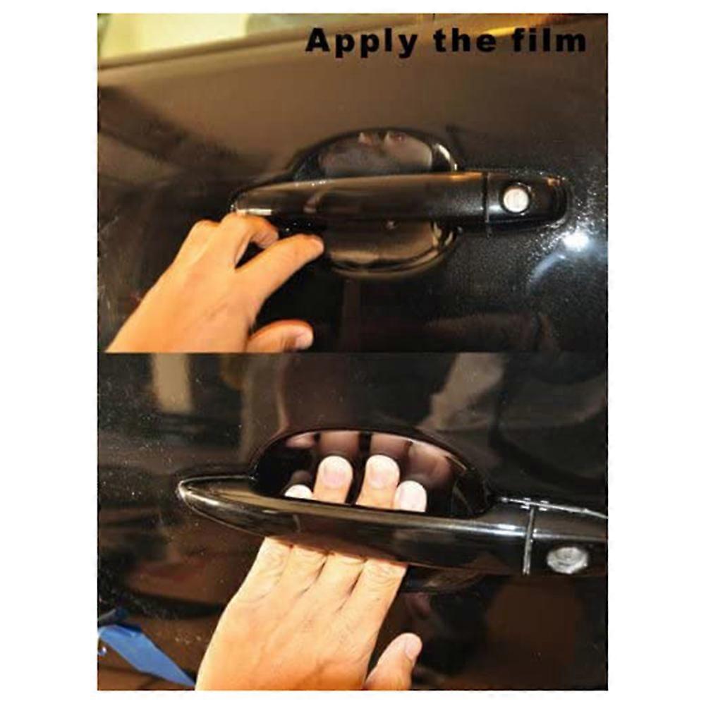Universal Transparent Invisible Car Door Handle Scratches Protective ...