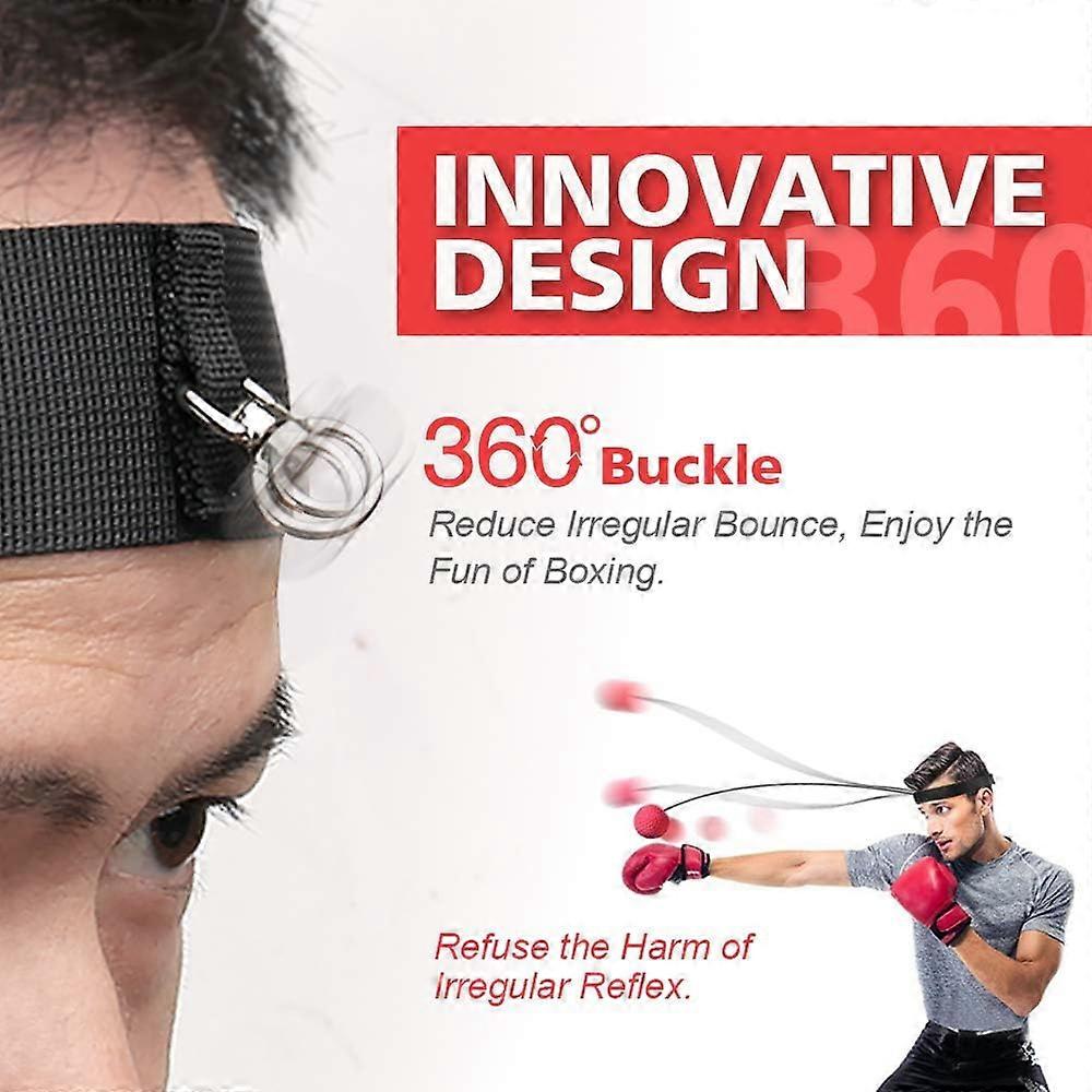 Boxing Reflex Ball Set, Reflex Ball on String with Headband, Reflex ...