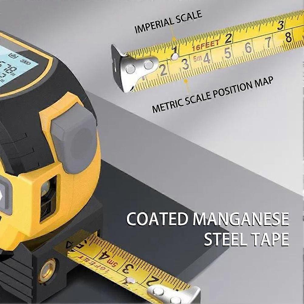 The Almighty Ruler 3 in 1 Lasers Measuring Tape 5m Tape Ruler 40m ...