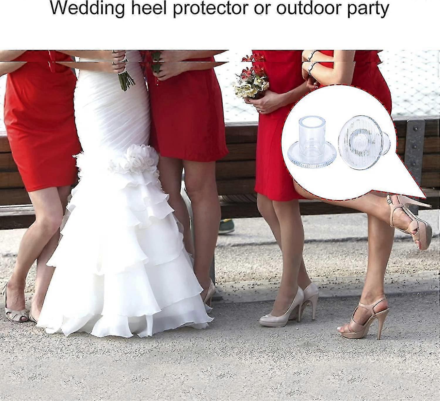 High Heel Protectors 12 Pairs Transparent Invisible Shoes Grass ...