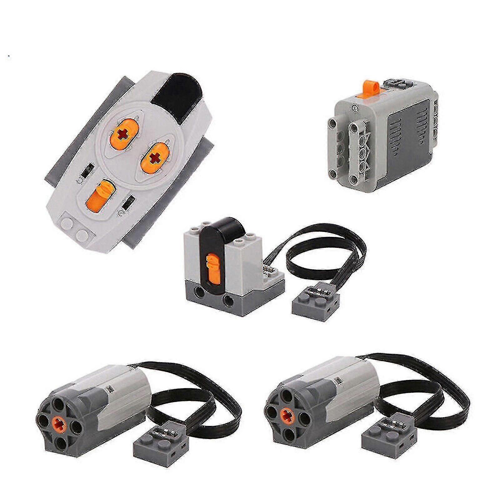 5pcs Power Functions M Motor Battery Ir Remote Receiver Set Robot ...