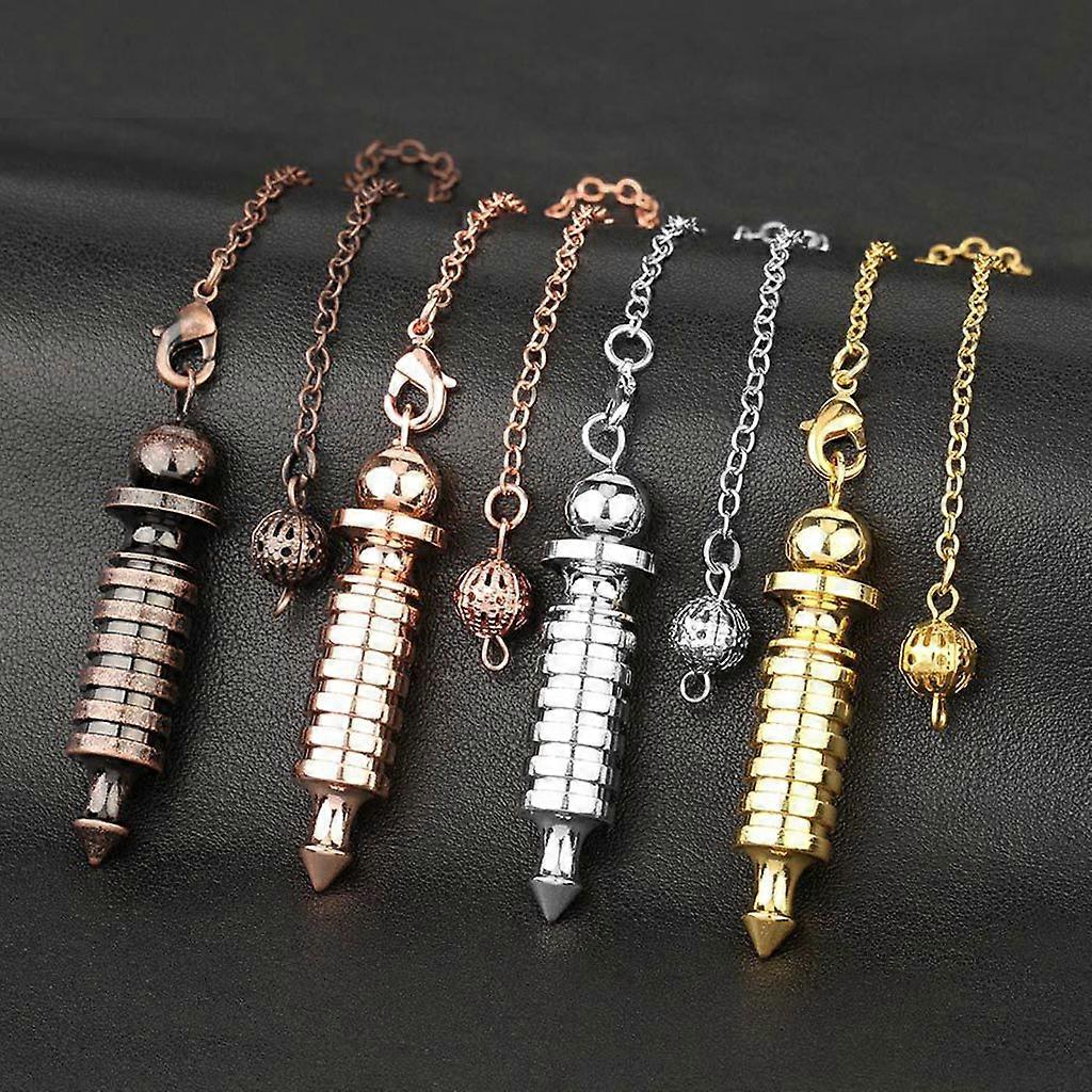 Metal Pendulum Dowsing Divination Reiki Healing Spiritual Amulet ...