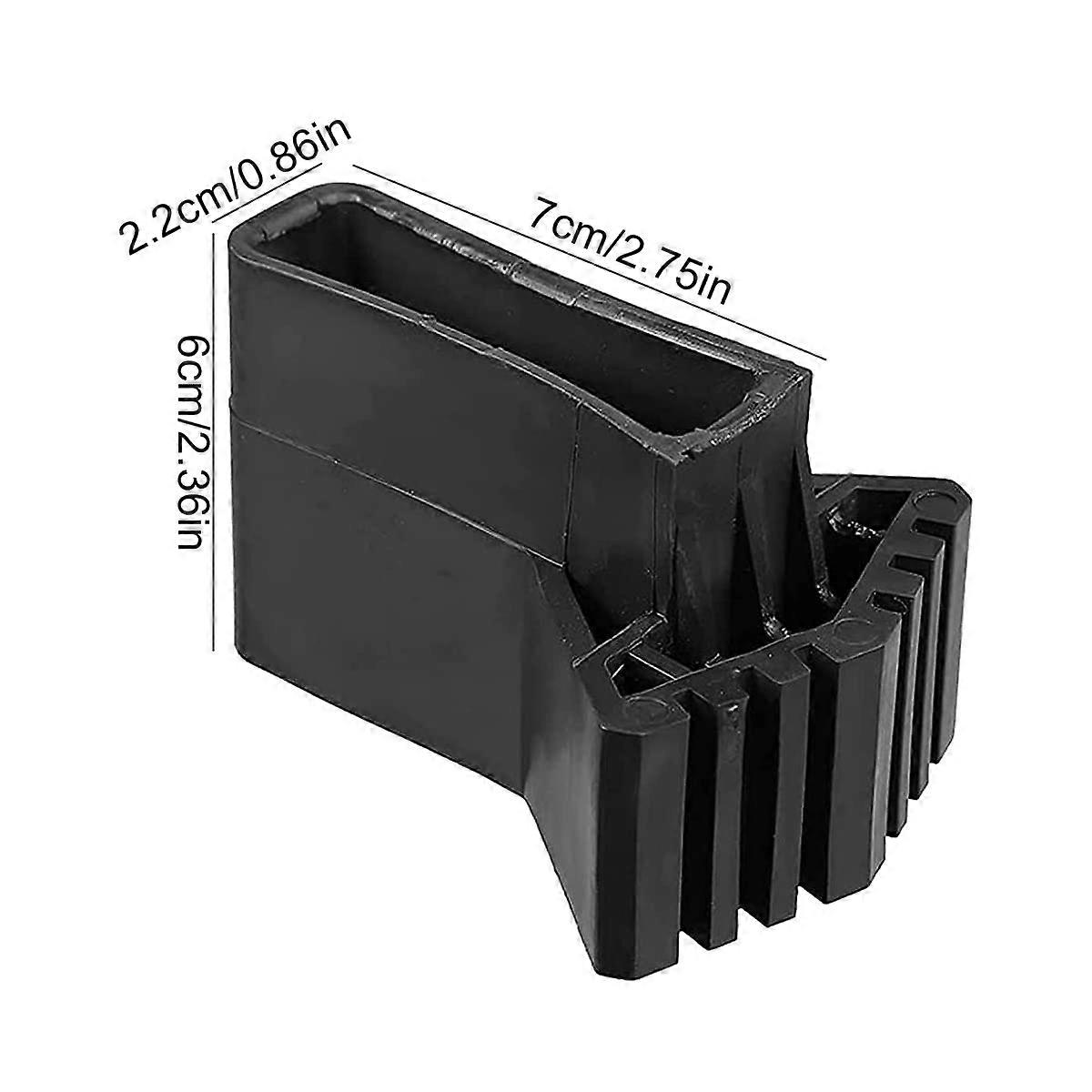 Ladder Feet, 4 Pcs Non-Slip Ladder Feet,Rubber Pads Set,Black Ladder ...