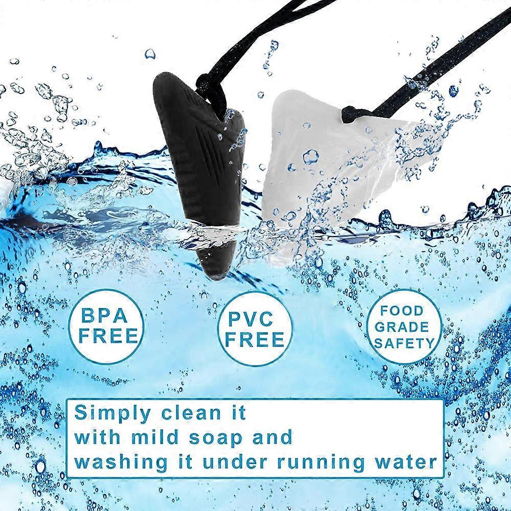 5 PCS Sensory Chew Necklaces - Chewy Necklaces for Sensory Kids, Shark ...