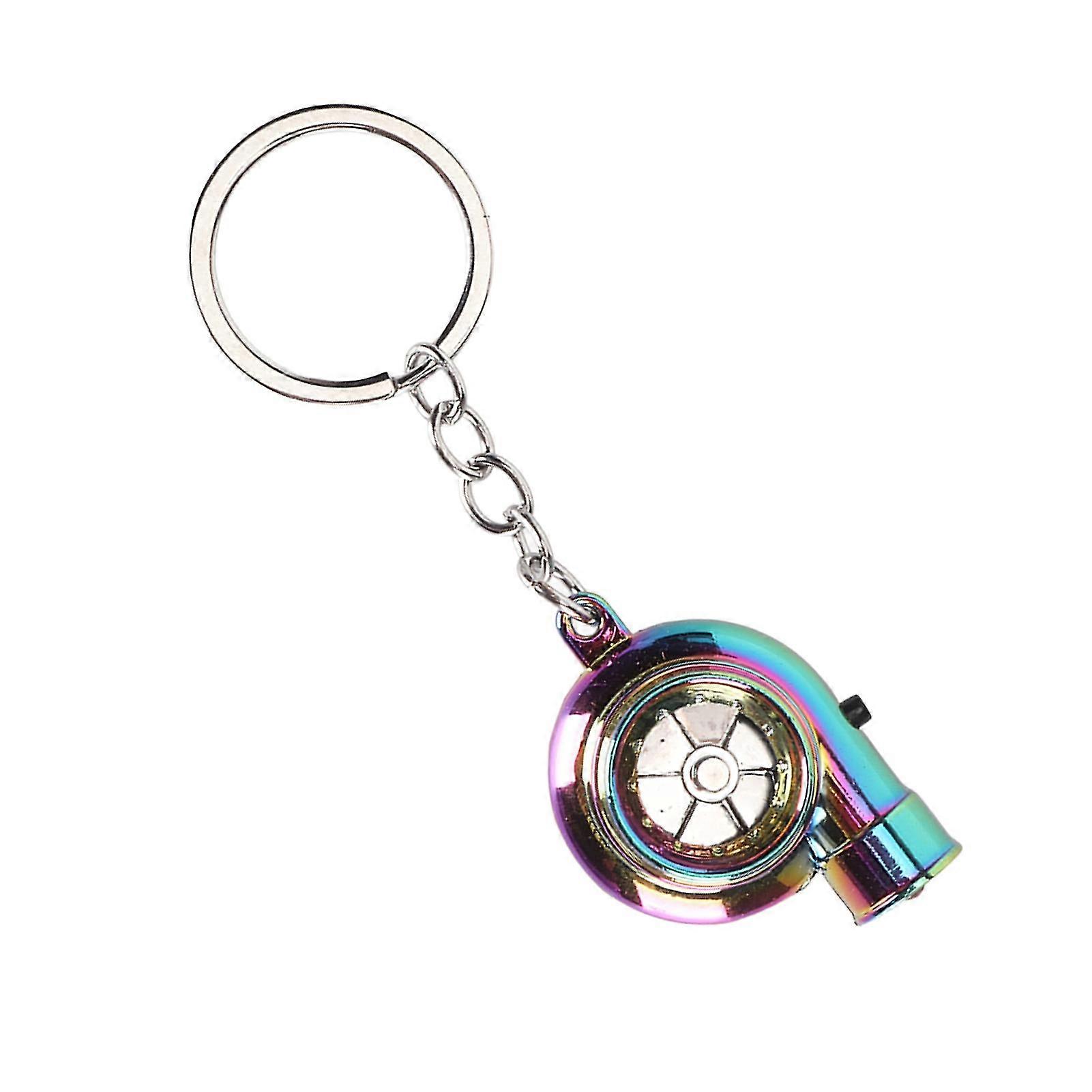 LED Turbo Keychain with Sound and Light Battery Powered Metal Electric ...