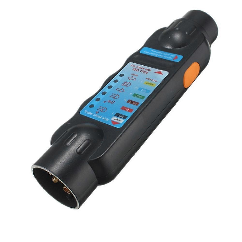 7 Pin Male Trailer Tester, 12V Trailer Plug Tester 7 Pin, Trailer Light ...