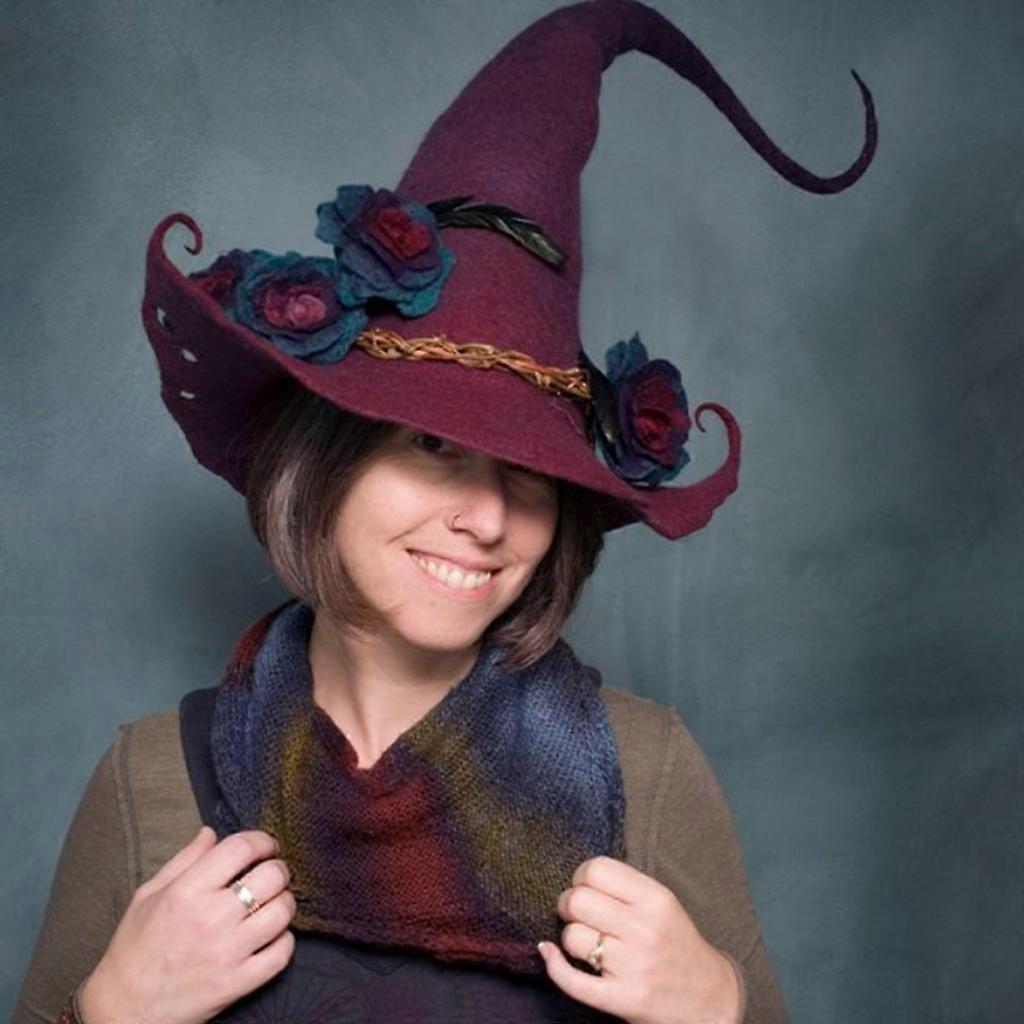 Beautiful Witch Hat for Creative Steeple Magic Hat Wizard Hat ...