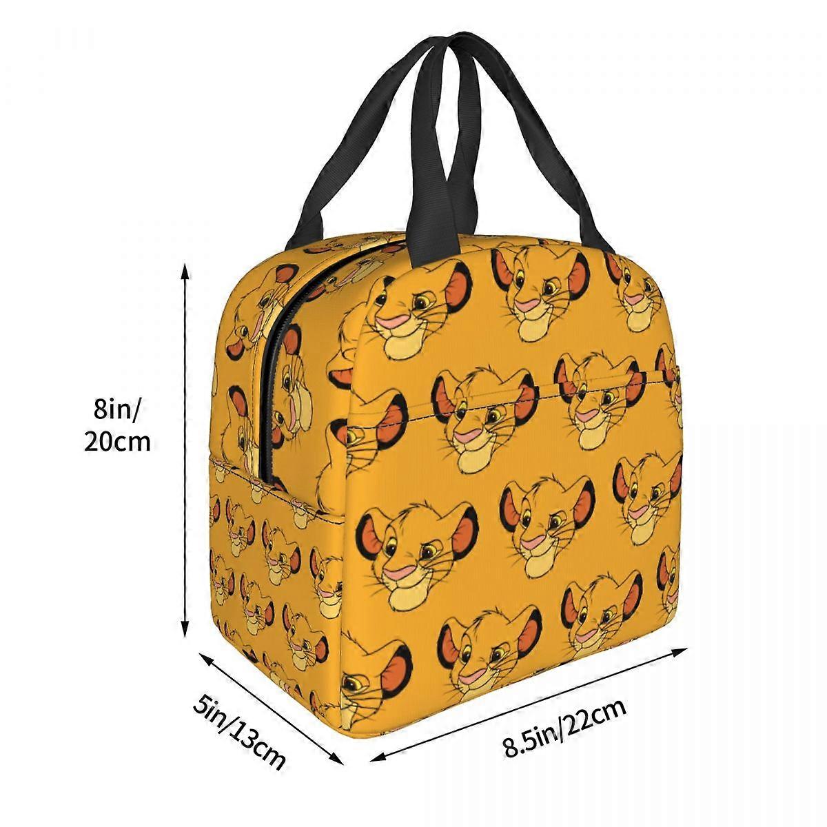 The Lion King Baby Simba Insulated Lunch Bag High Capacity Meal ...