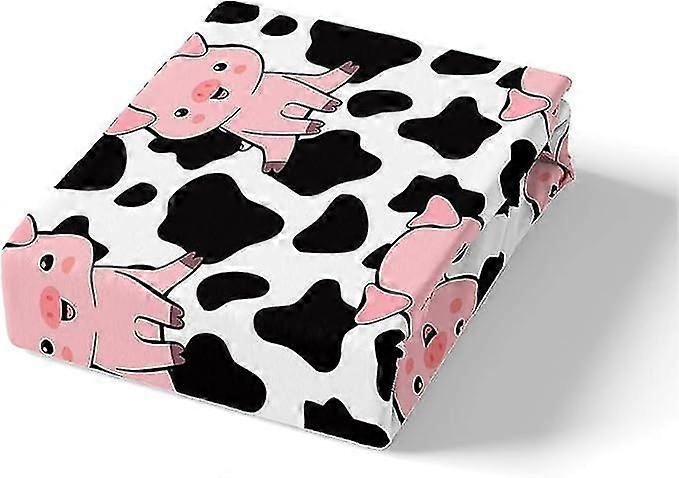 Pig Duvet Cover Kids Cute Pink Pig Bedding Sets Black White Cow Bedding ...