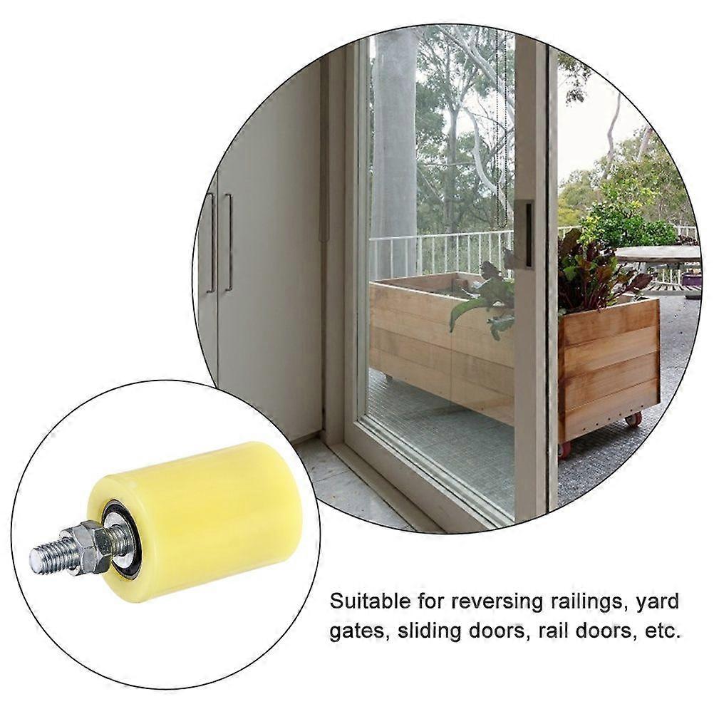 4pcs Sliding Gate Guide Rollers Heavy Duty Rail Gate Rollers Gate ...