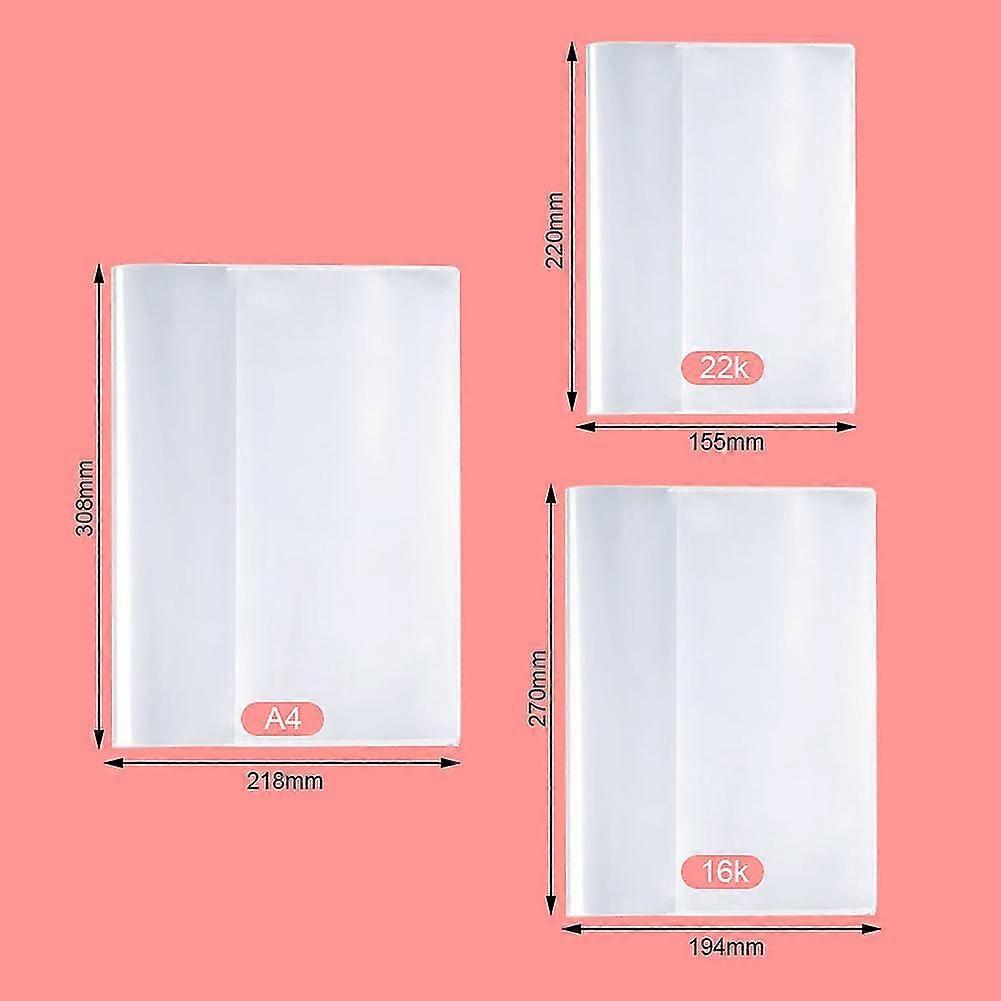 Plastic Sleeve Cover for Books Easy to Use Books Wrapper for Library ...