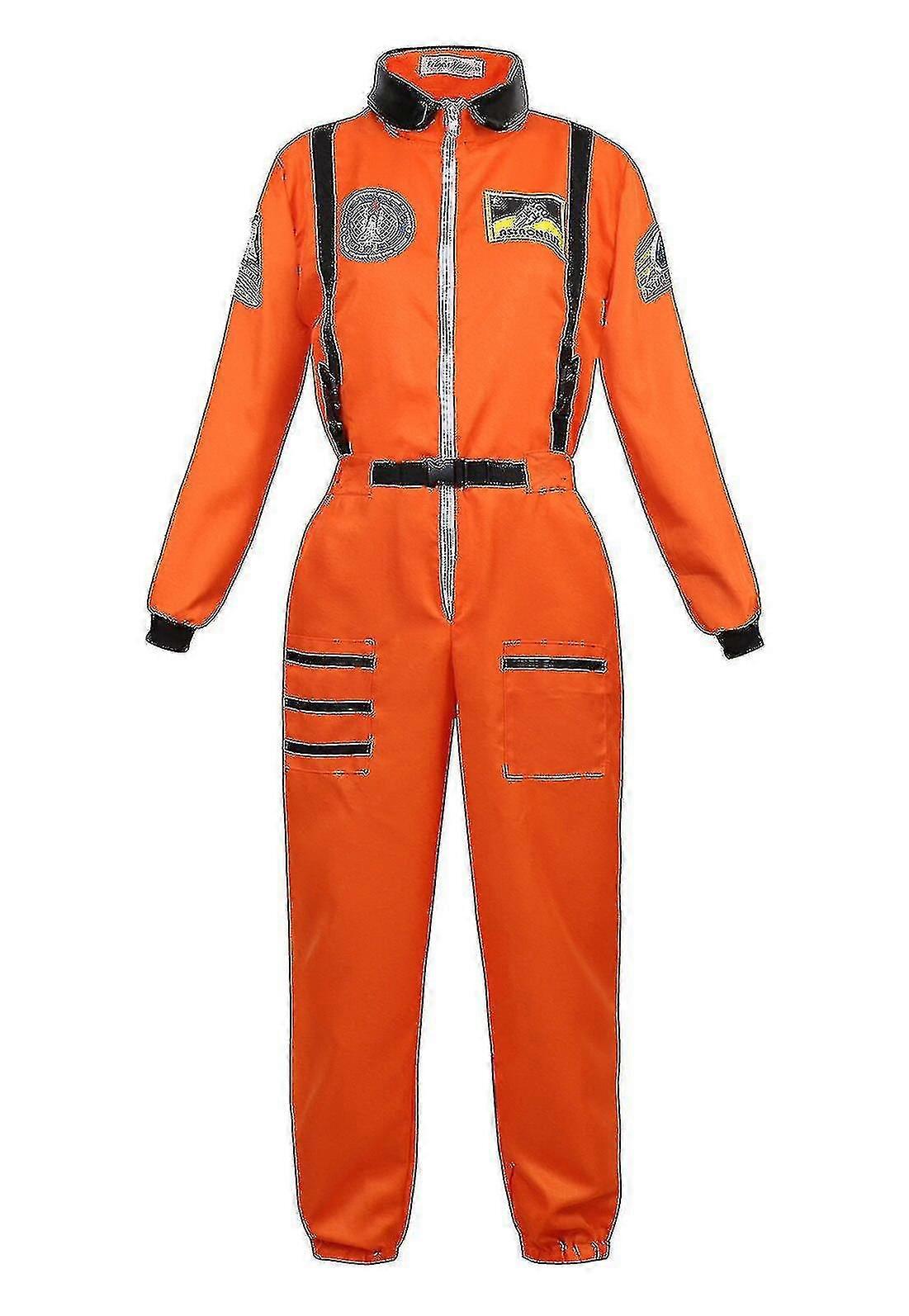 Adult Astronaut Costume - Space Suit Halloween Cosplay, Flight Jumpsuit ...