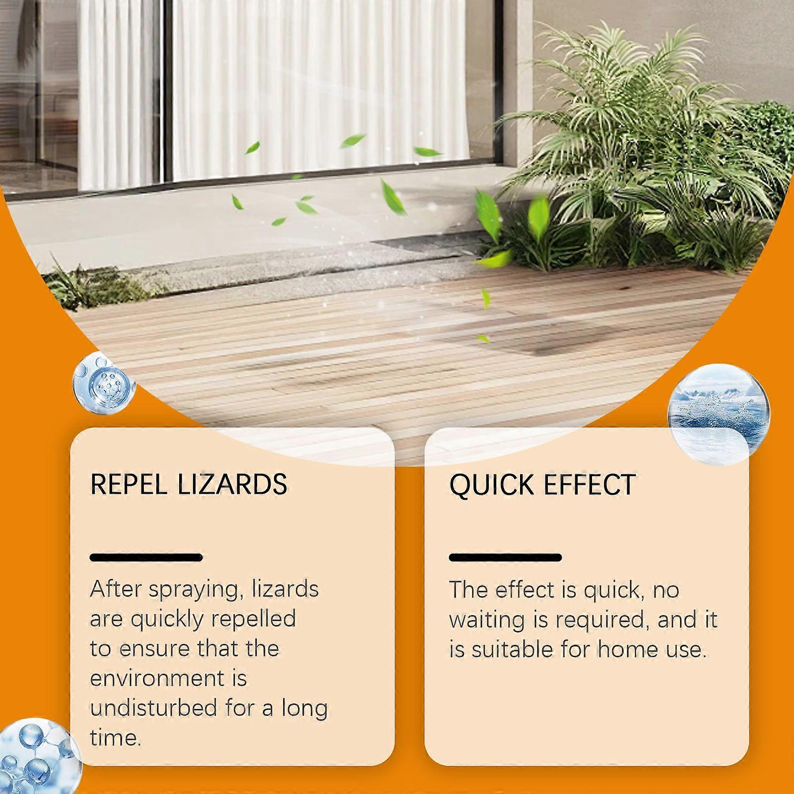 Lizard & Gecko Repellent Spray, Indoor & Outdoor Use, Convenient ...