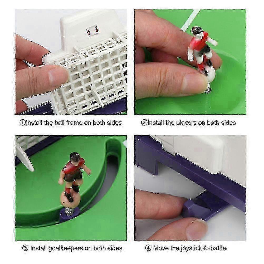 Tabletop Football Games Soccer Board Game for 2 Players Indoor Portable ...