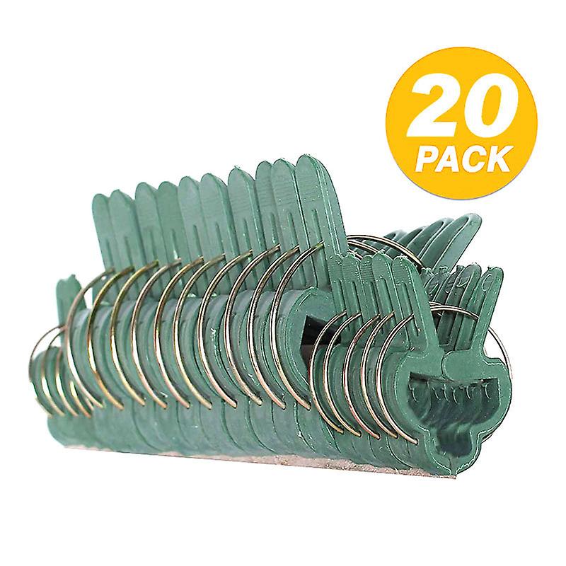 Clips For Attaching Plants: 20 Green Clips For Plants - Help For ...