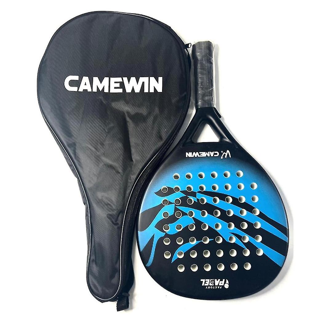 Padel Racket Beach Tennis Carbon Fiber Eva Face Tennis Paddle Racquet ...