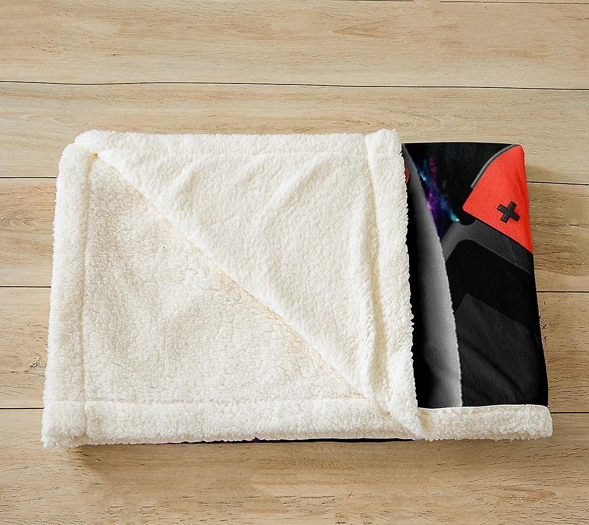 Gamer Fuzzy Filt För Bäddsoffa Gamer Gaming Sherpa Filt Barn Pojkar ...