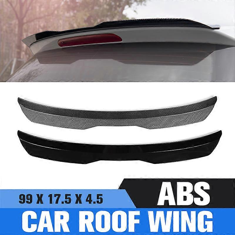 Car Rear Spoiler Universal Top Rear Roof Spoiler ABS Trim Strip ...