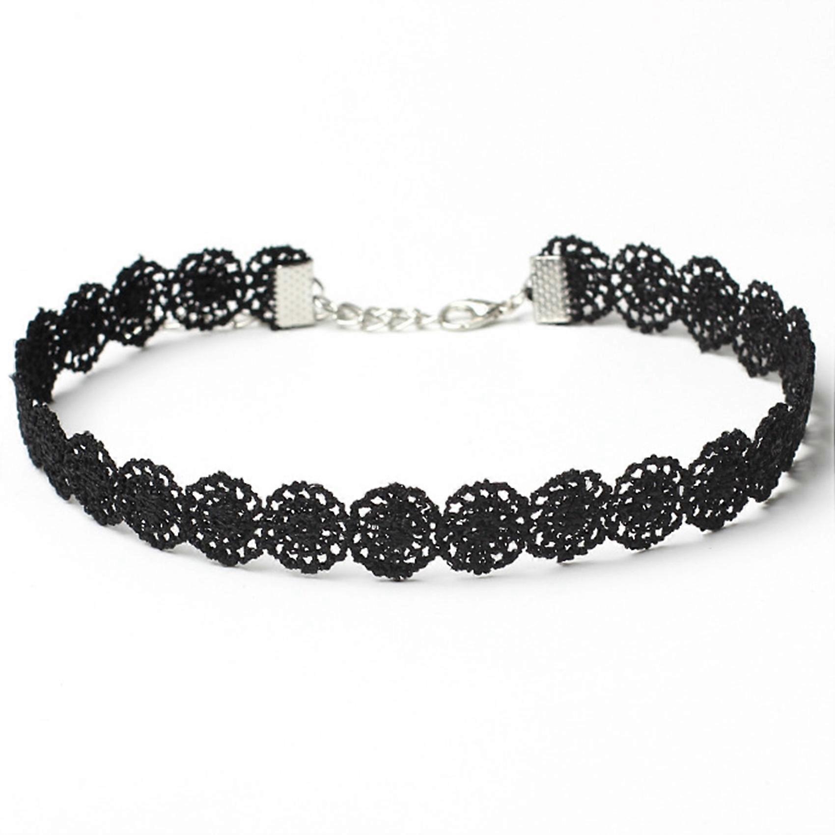 6 PCS Choker Set Choker Necklaces Black Velvet Choker Set Classic ...