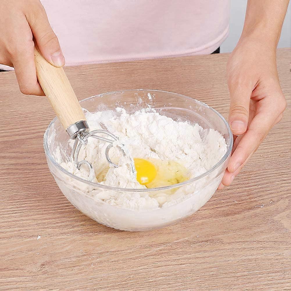 Danish Dough Whisk - Stainless Steel Danish Dough Hook,for Hand Mixing ...