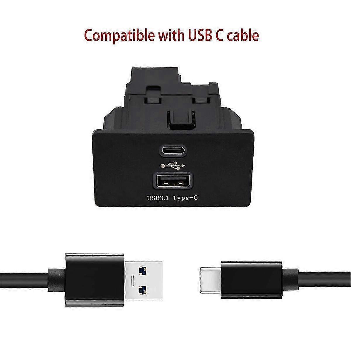 Dual Usb Carplay Interface Module W/ Type-c For 2016-2020 Hc3z-19a387-b ...