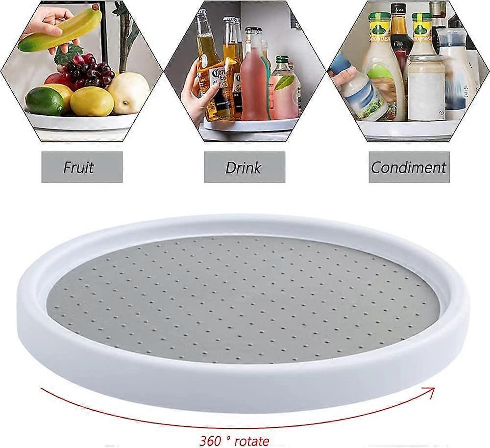 Plastic Spice Turntable, 2 Pieces Spice Turntable Round Storage, Spice ...