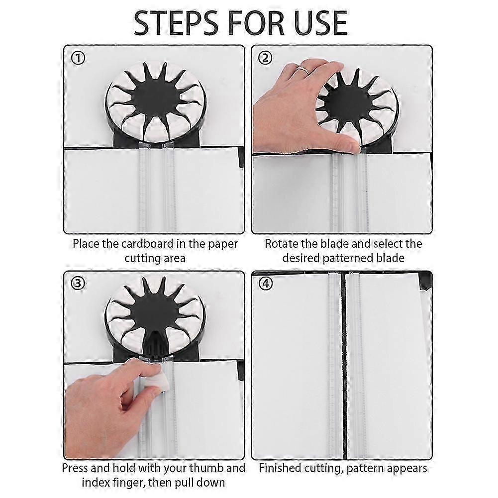 Innovative 12 in 1 Paper Cutter Lightweight Compact Mini Paper Cutter ...