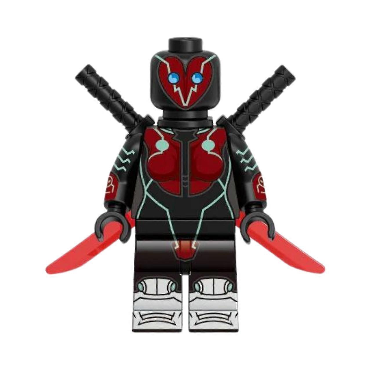 Deadpool X Wolverine Gambit X-23 Kimiko Minifigure Set With Weapons ...