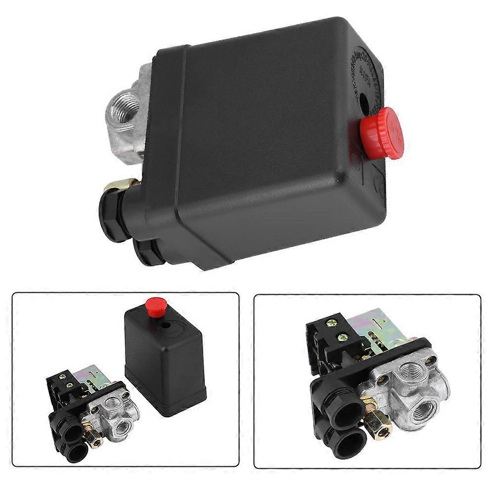 Air Compressor Pressure Switch, 90PSI -120PSI 4 Port Air Compressor ...