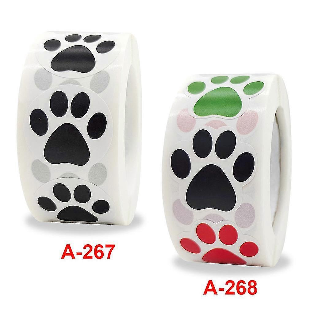 500pcs Paw Print Stickers Dog For Cat Bear Paw Labels Sticker For ...