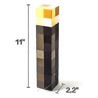 Minecraft Game Torch Lamp Led Night Light Rechargeable Home Decoration ...