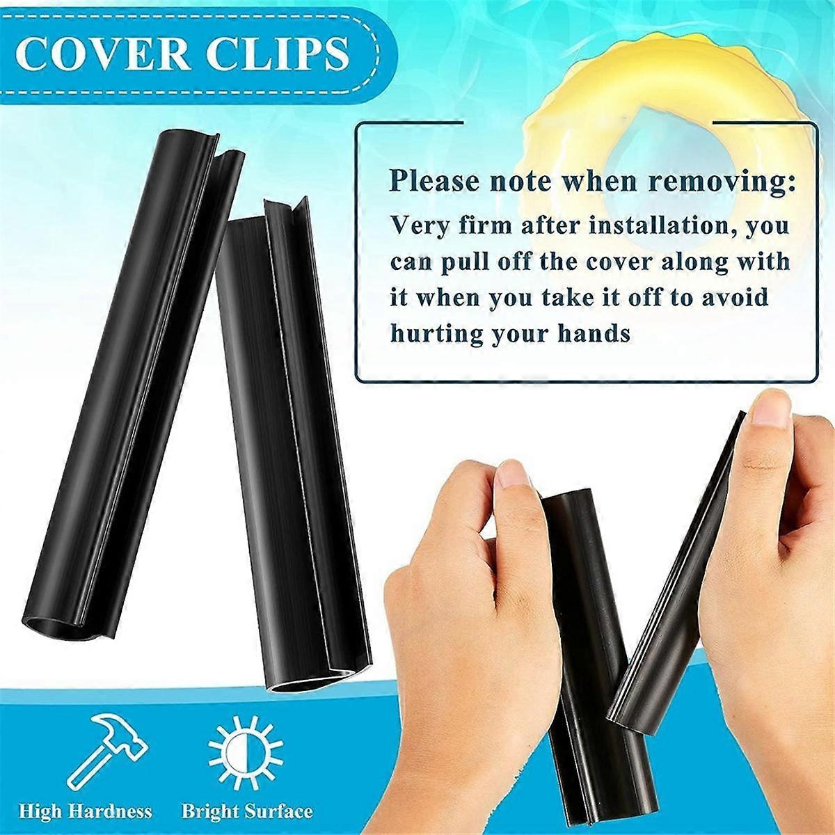 24 Pcs Pool Cover Clip, Winter Swimming Pool Cover Clips Above Ground ...