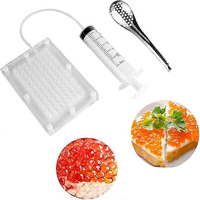 Caviar Bead Shaping Tool, Caviar Maker, Catering Set with Spoon and ...