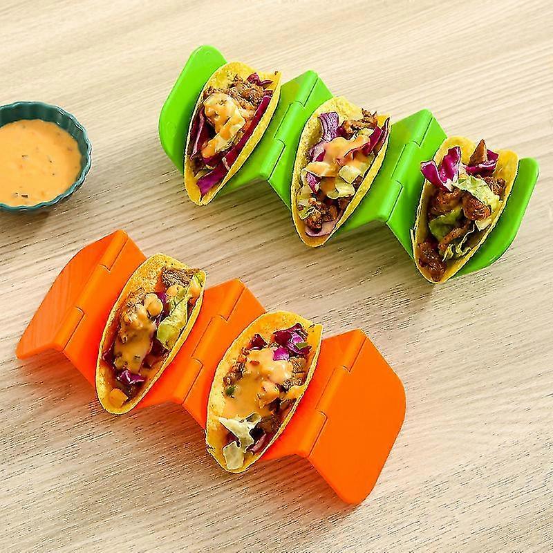 Colorful Taco Holder Stand,large Taco Tray Plates Holds Up To 3 Or 2 ...