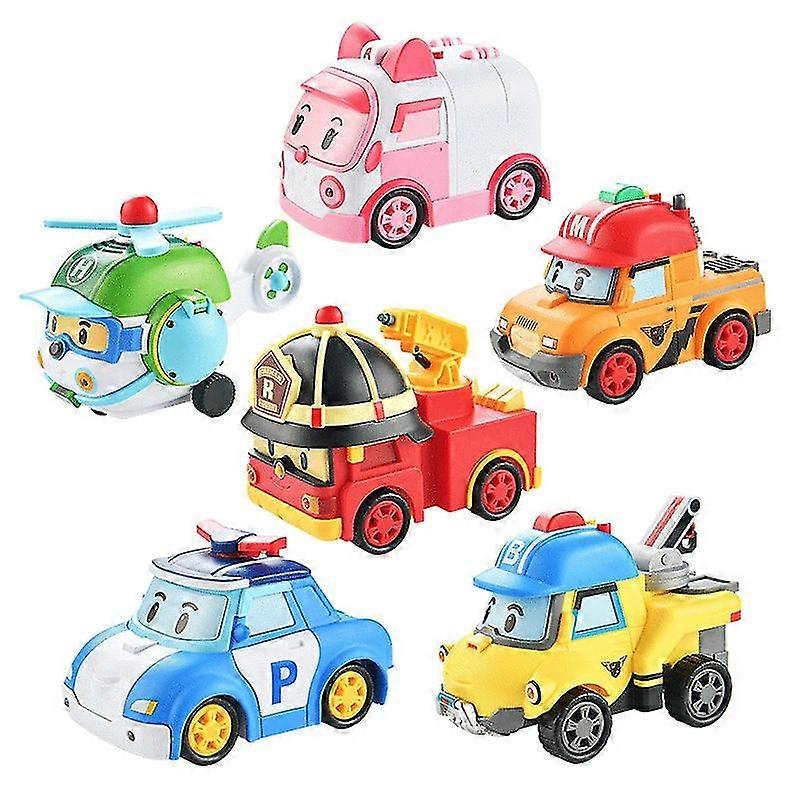 26 Style Silverlit Robocar Korea Kids Toys Robot Poli Roy Haley Anime ...