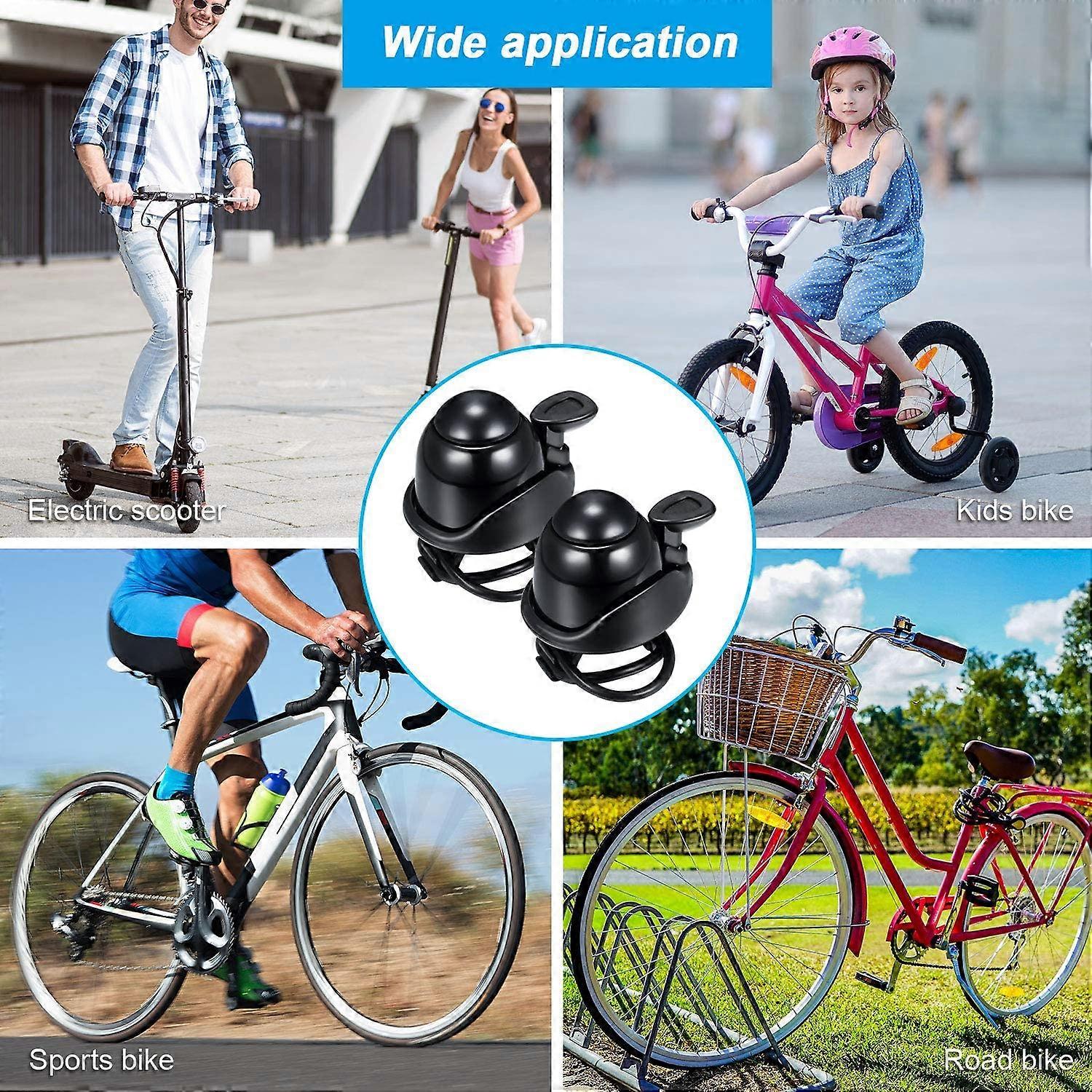 Bike Bell Adjustable Bike Ring Bell Aluminum Bike Ring Bicycle Cycling ...