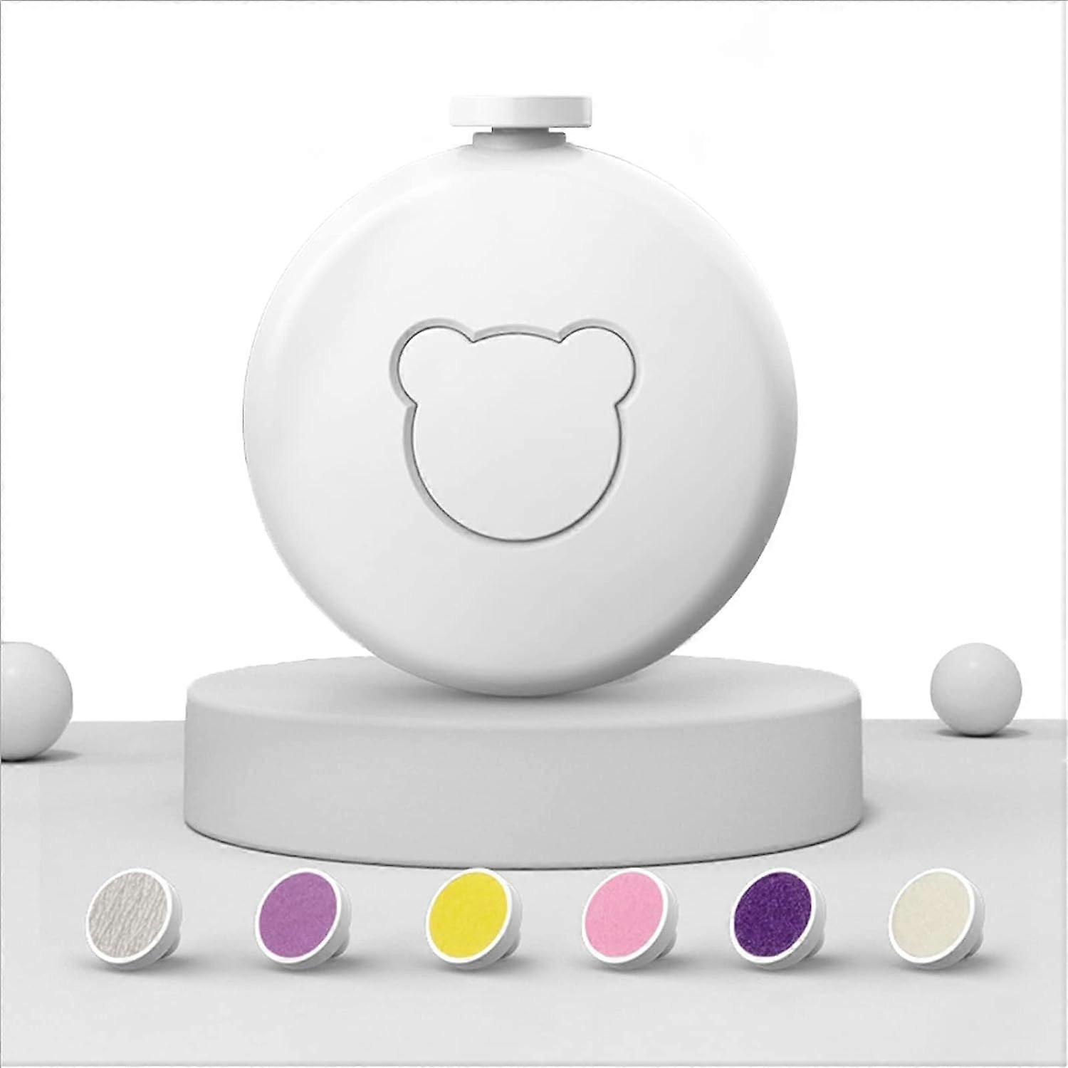 Nail File (White)Electric Baby Nail Cutter Electric Baby Scissor Kit ...