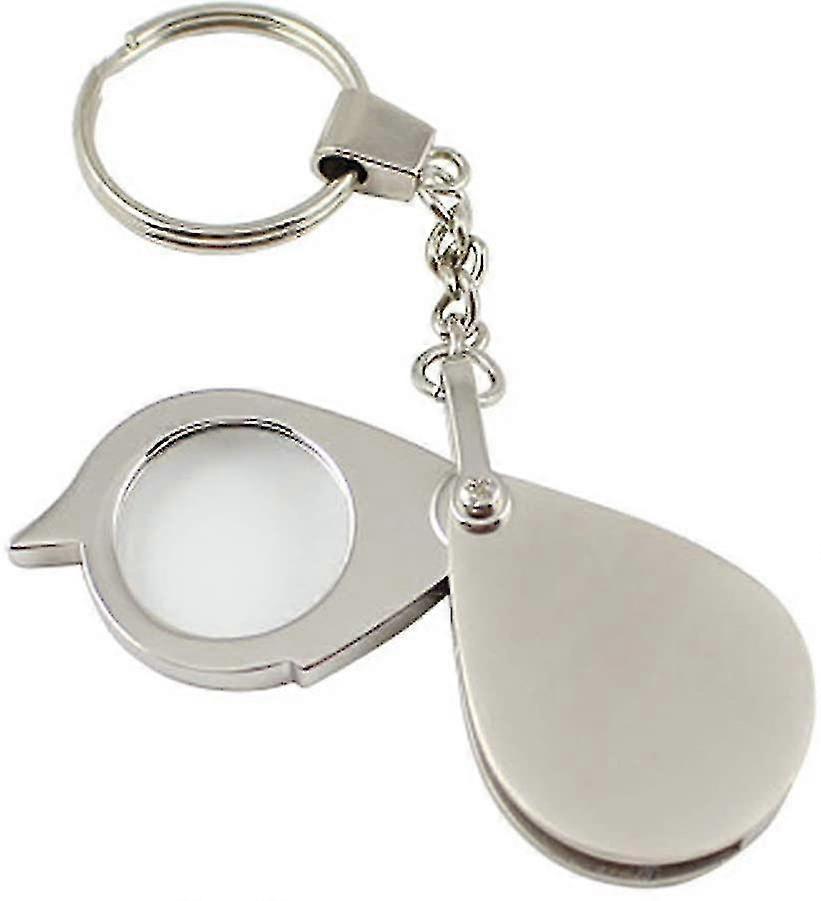 Keychain Magnifier 15x Portable Pocket Magnifier Small Folding Hand ...