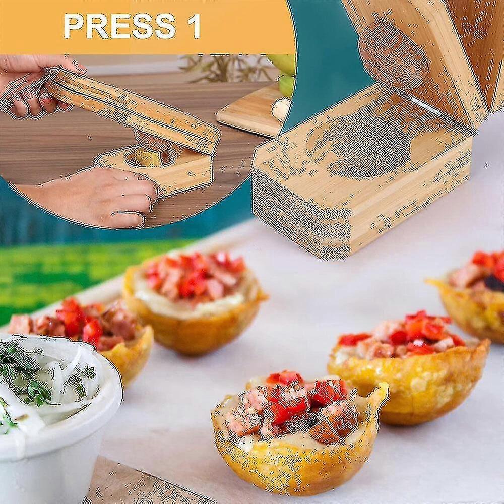 Wooden Tostonera Plantain Press Banana Smasher Maker,for Tostones ...
