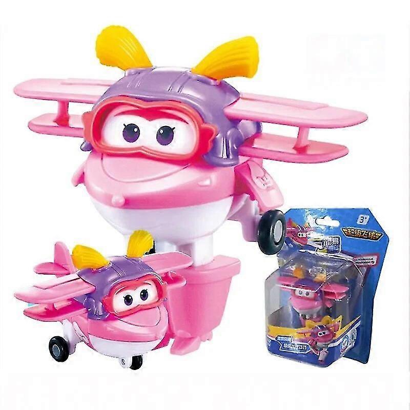 Super Wings Action Figures 2" Mini Transforming Deformation Airplane ...