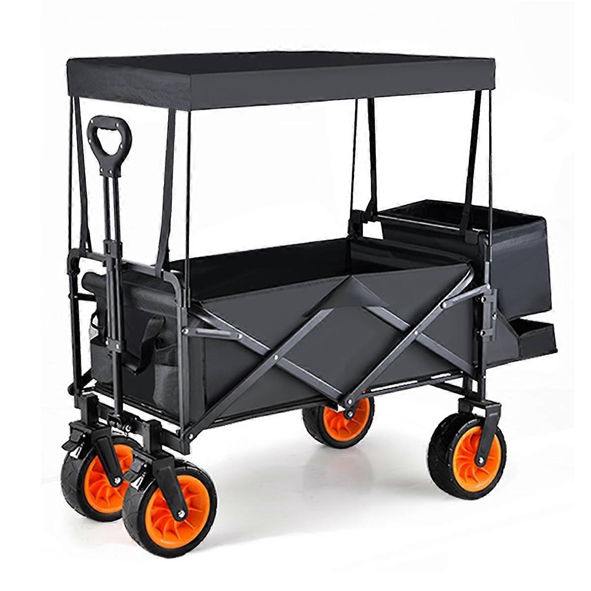 Removable Awning Canopy For Wagon Attachment Sun Shade Cover Blue ...