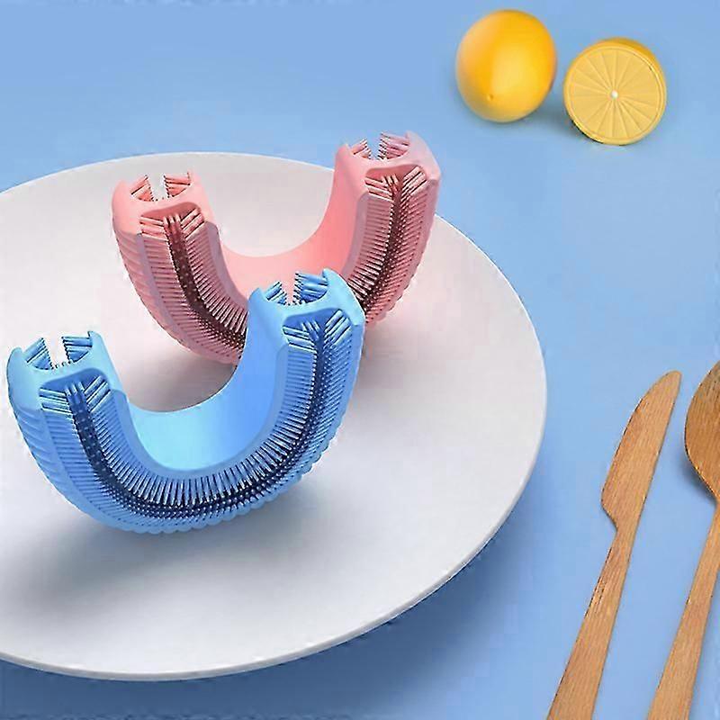 "Kid's Electric Toothbrush Silicone Papanicolaou Training U-Shaped ...