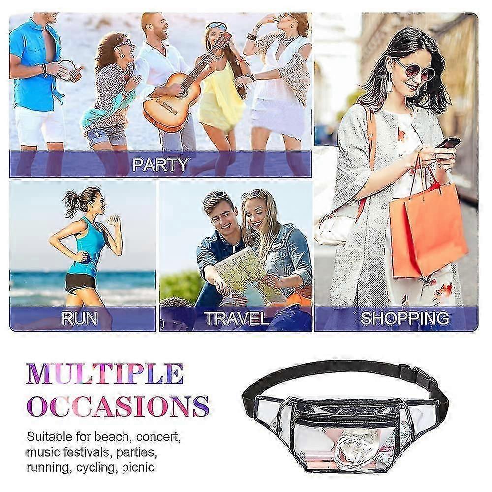 2023 - Clear Fanny Pack, Waterproof Clear Fanny Pack Stadium Approved ...