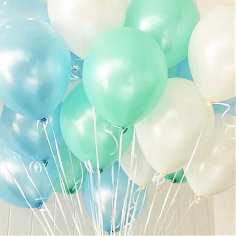 2025 30 Pieces 10 Inch 1.5g Gold Black Silver Latex Helium Balloons ...